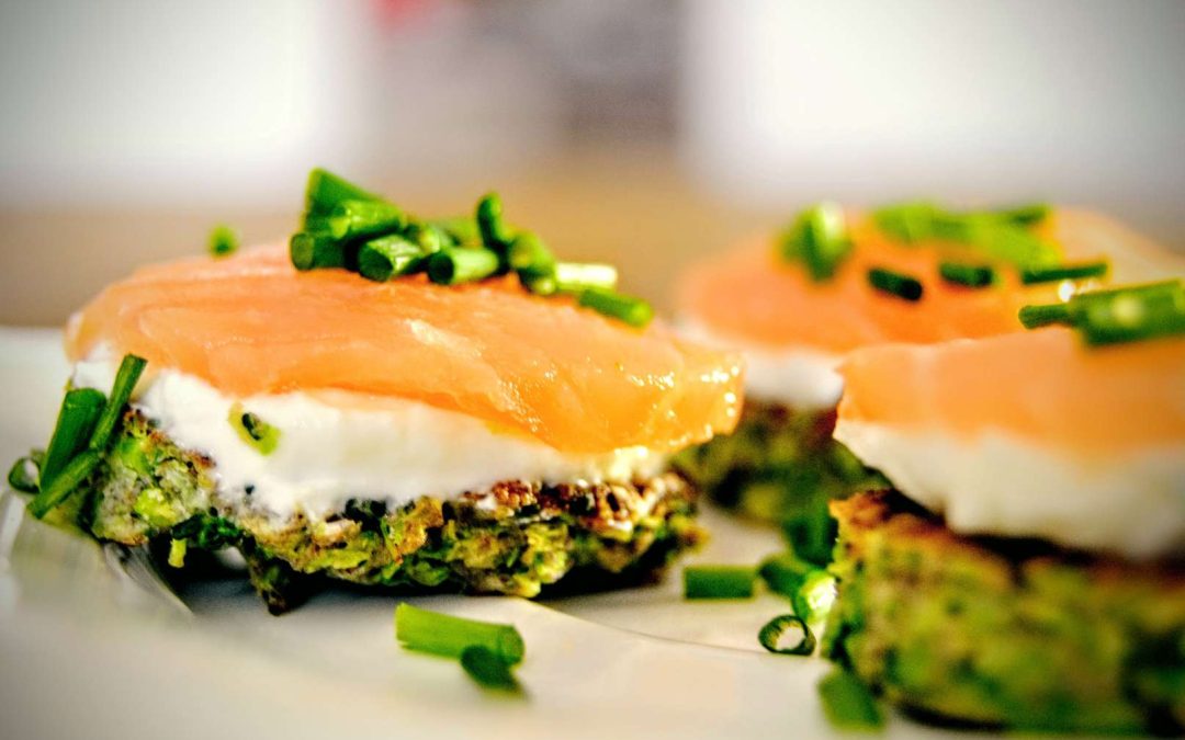 Brokkoli Lachs Canapés | Choose Your Level™